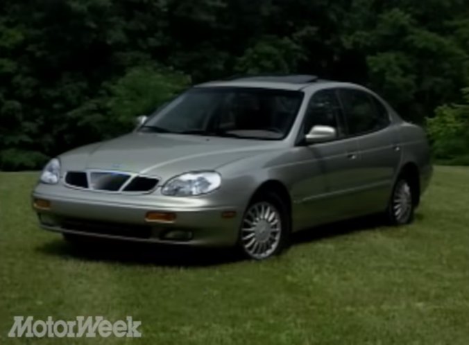 IMCDb.org: 1999 Daewoo Leganza [V100] in "Motorweek, 1981-2024"