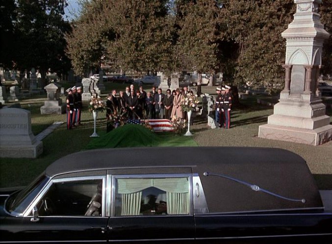 IMCDb.org: 1971 Cadillac Funeral Coach Miller-Meteor 'Landau Traditional' in "Scarecrow and Mrs ...