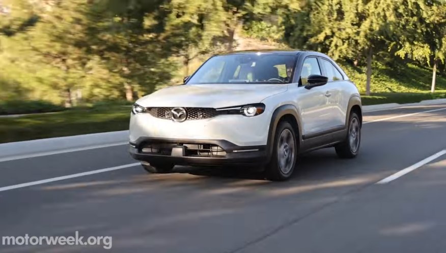 IMCDb.org: 2022 Mazda MX-30 [DR] in "Motorweek, 1981-2025"