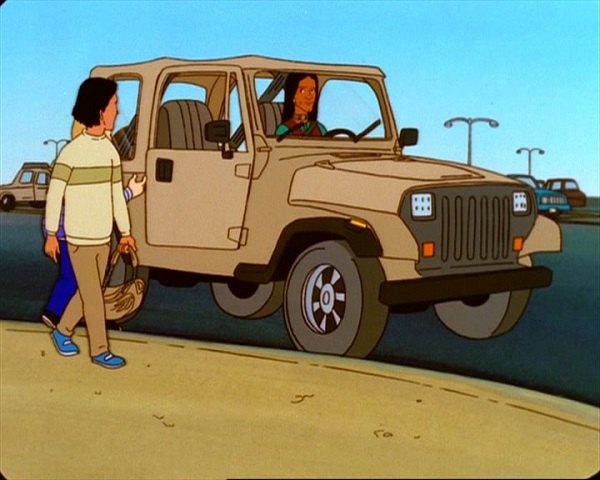 IMCDb.org: Jeep Wrangler [YJ] in "King of the Hill, 1997-2010"