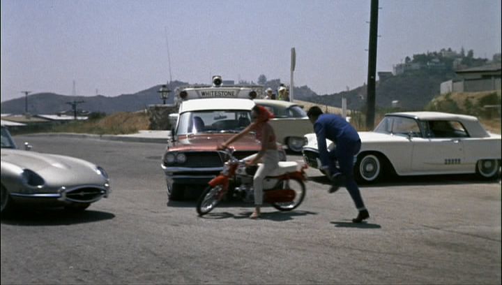 IMCDb.org: 1962 Honda CA 110 in "The Disorderly Orderly, 1964"