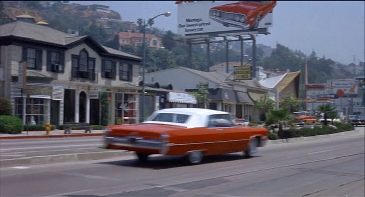 IMCDb.org: 1966 Cadillac DeVille Convertible [68367F] in "Model Shop, 1969"